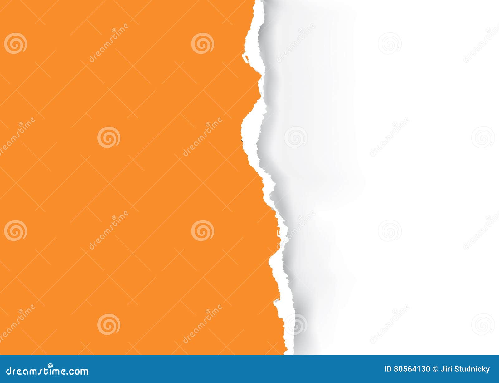 Orange Ripped Paper Background. Cartoon Vector | CartoonDealer.com ...