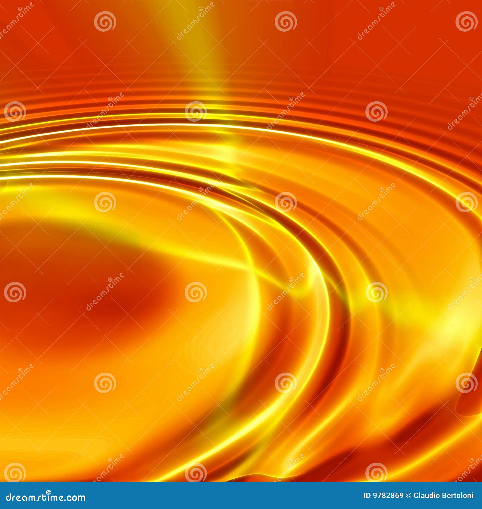 Orange ripple stock illustration. Illustration of brightly - 9782869