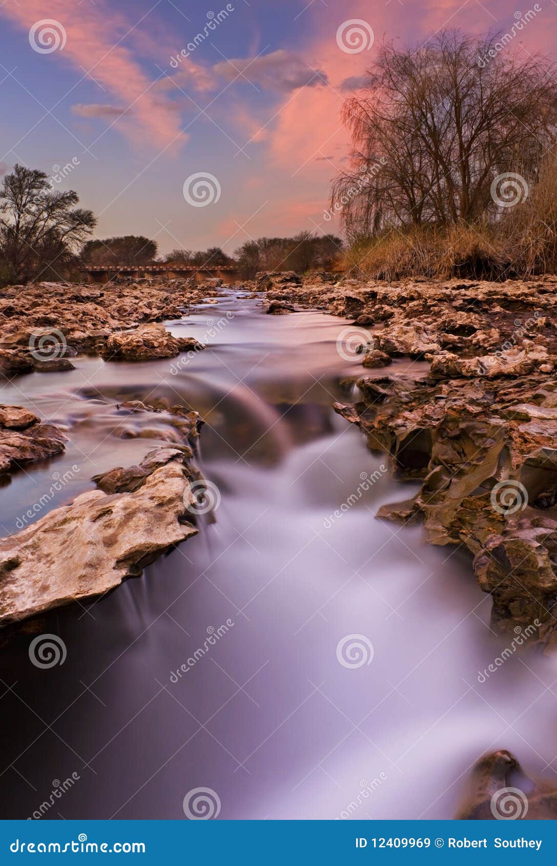 Orange River Flow stock image. Image of slowly, rivine - 12409969
