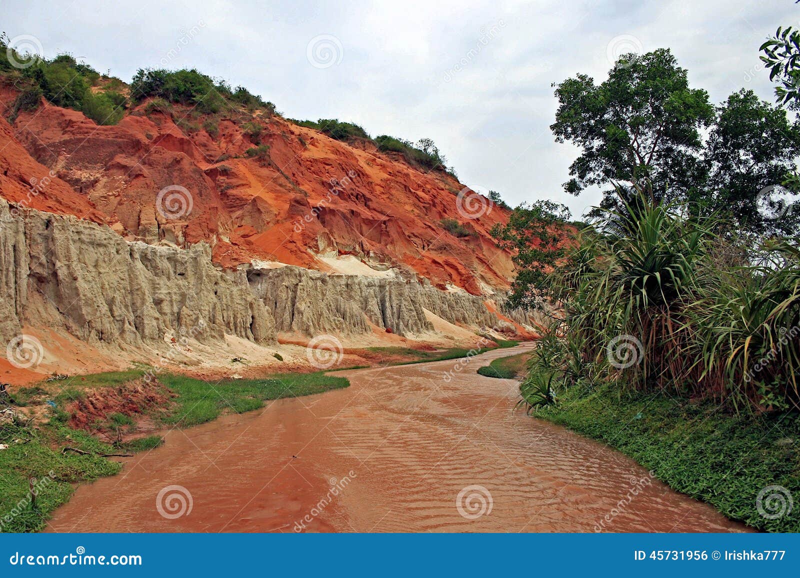 Orange River In Flood At The Road Bridge At Prieska Editorial Photo ...