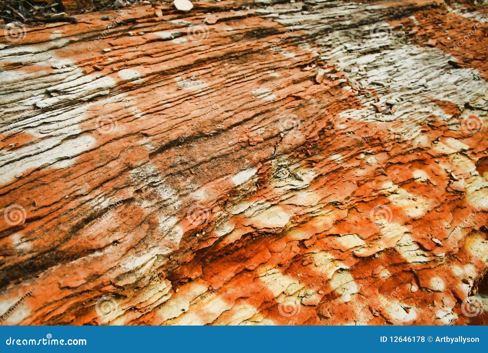 Orange Rock stock photo. Image of colorful, ravaged, river - 12646178