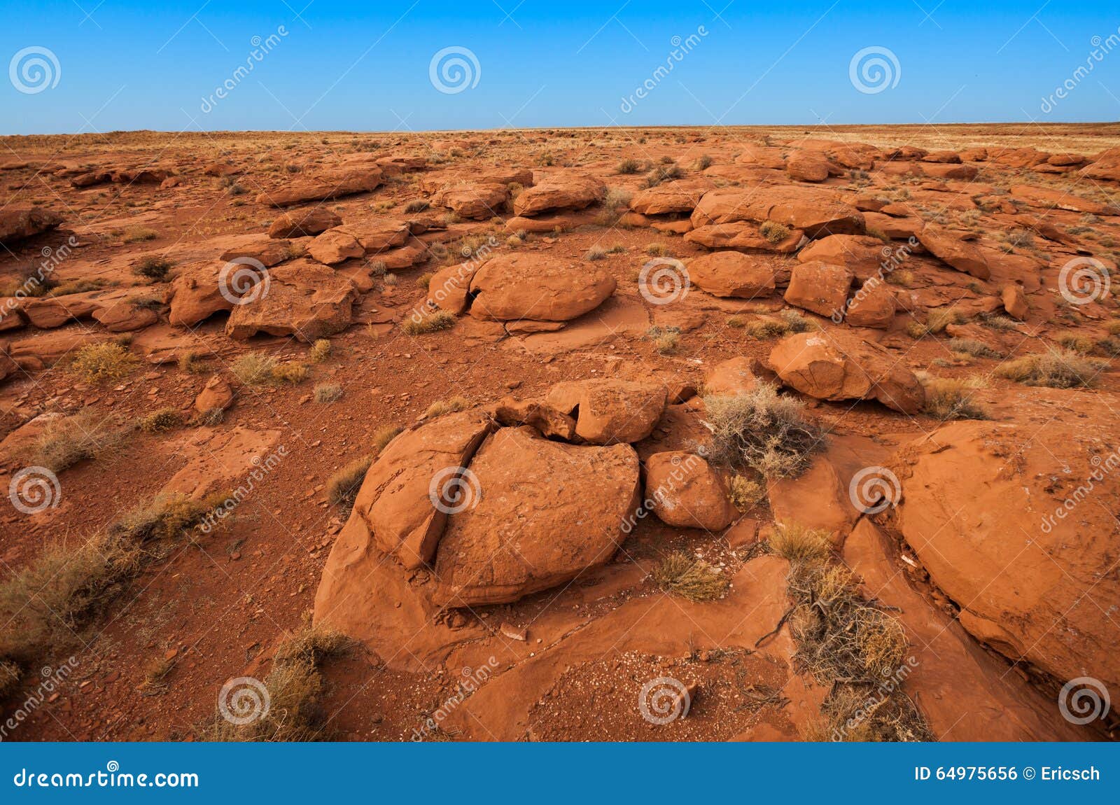 Orange rocks in the desert stock photo. Image of summer - 64975656