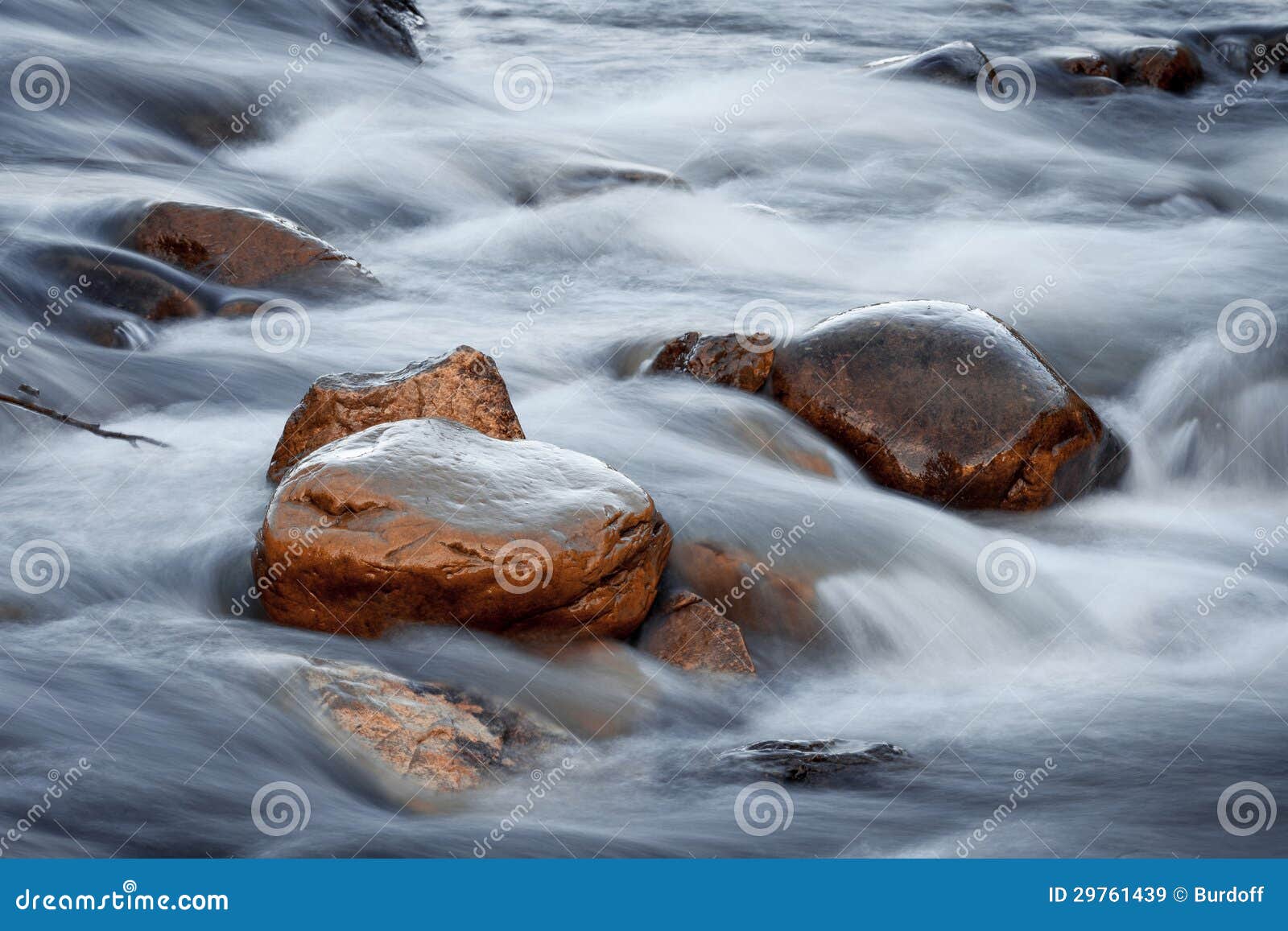 Rocks in the water stock image. Image of watercourse - 29761439