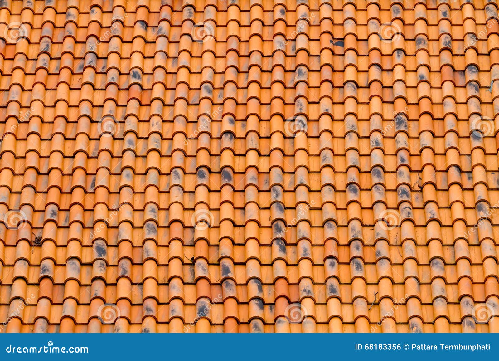 Orange roof pattern stock photo. Image of structure, pattern - 68183356