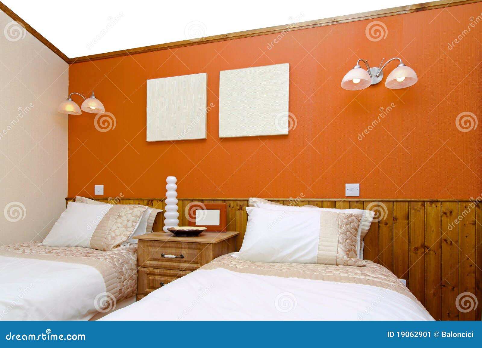 Orange room stock image. Image of orange, indoors, wooden - 19062901