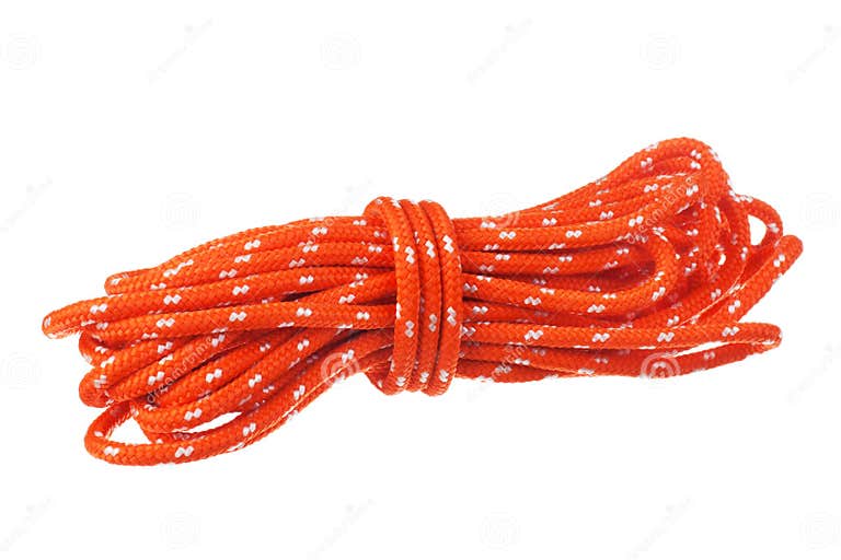 Orange rope stock photo. Image of object, load, rope - 27096892