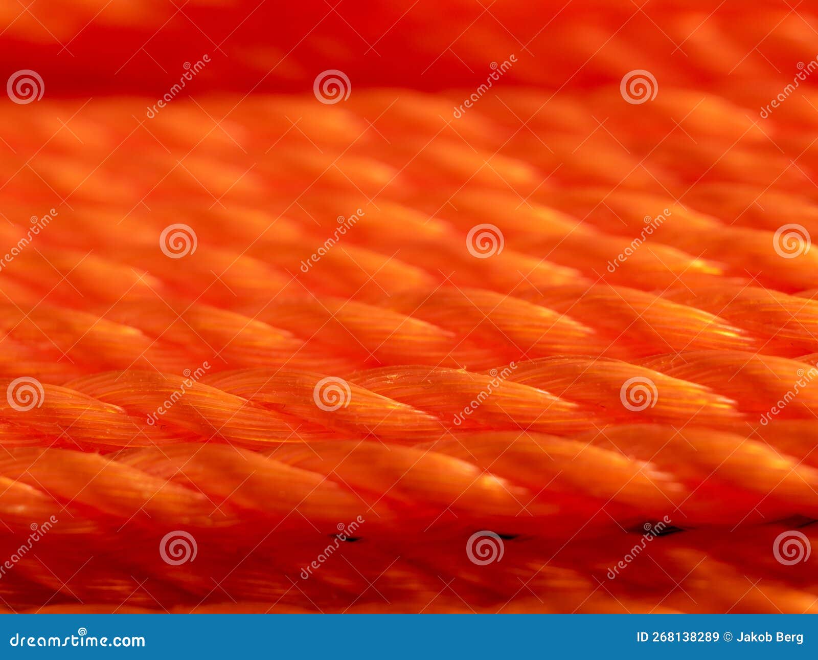 Orange Rope Close-up. Texture of Braided Rope Stock Image - Image of ...