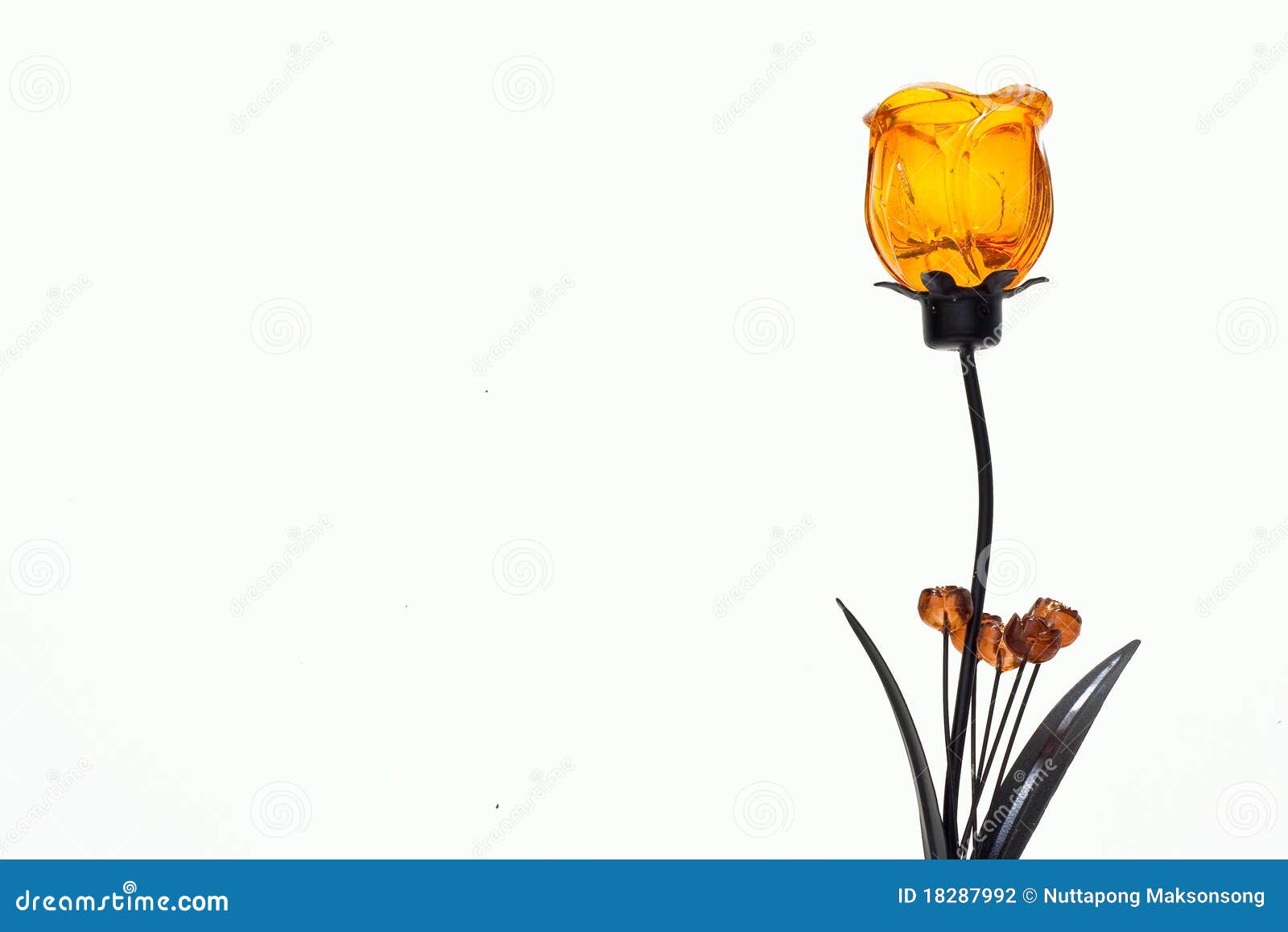 Orange Roses are Made of Glass Stock Photo - Image of symbol, roses ...
