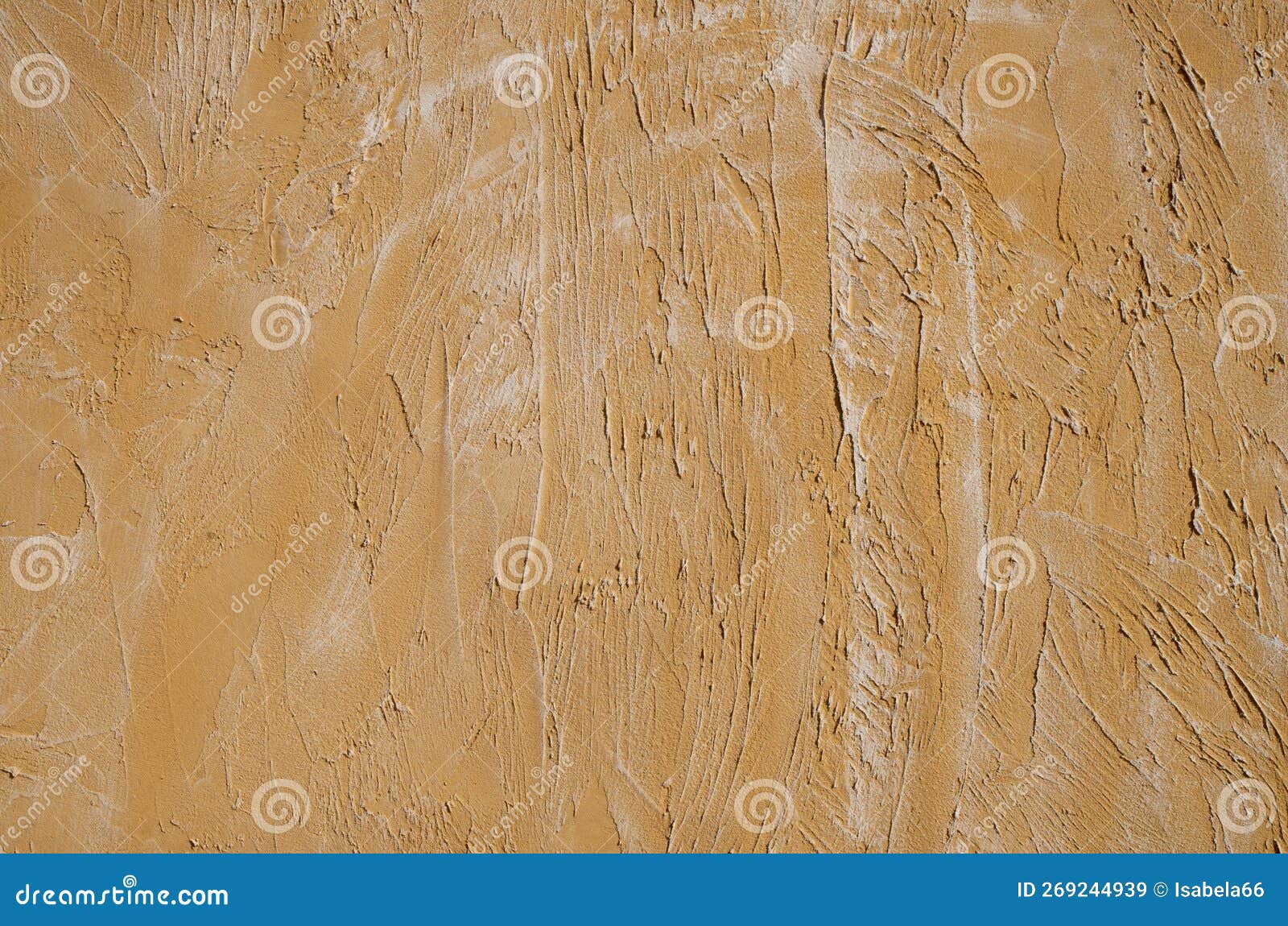 Orange Rough Plaster on Wall Close Stock Image - Image of plaster ...