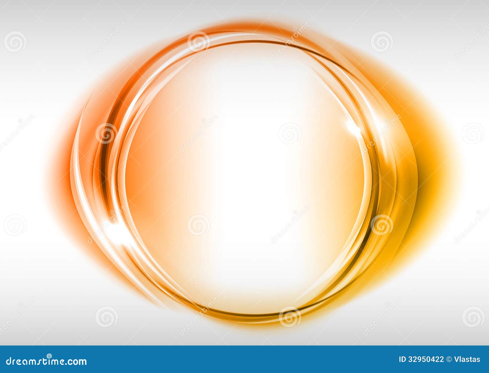 Orange round stock vector. Illustration of clean, bright - 32950422