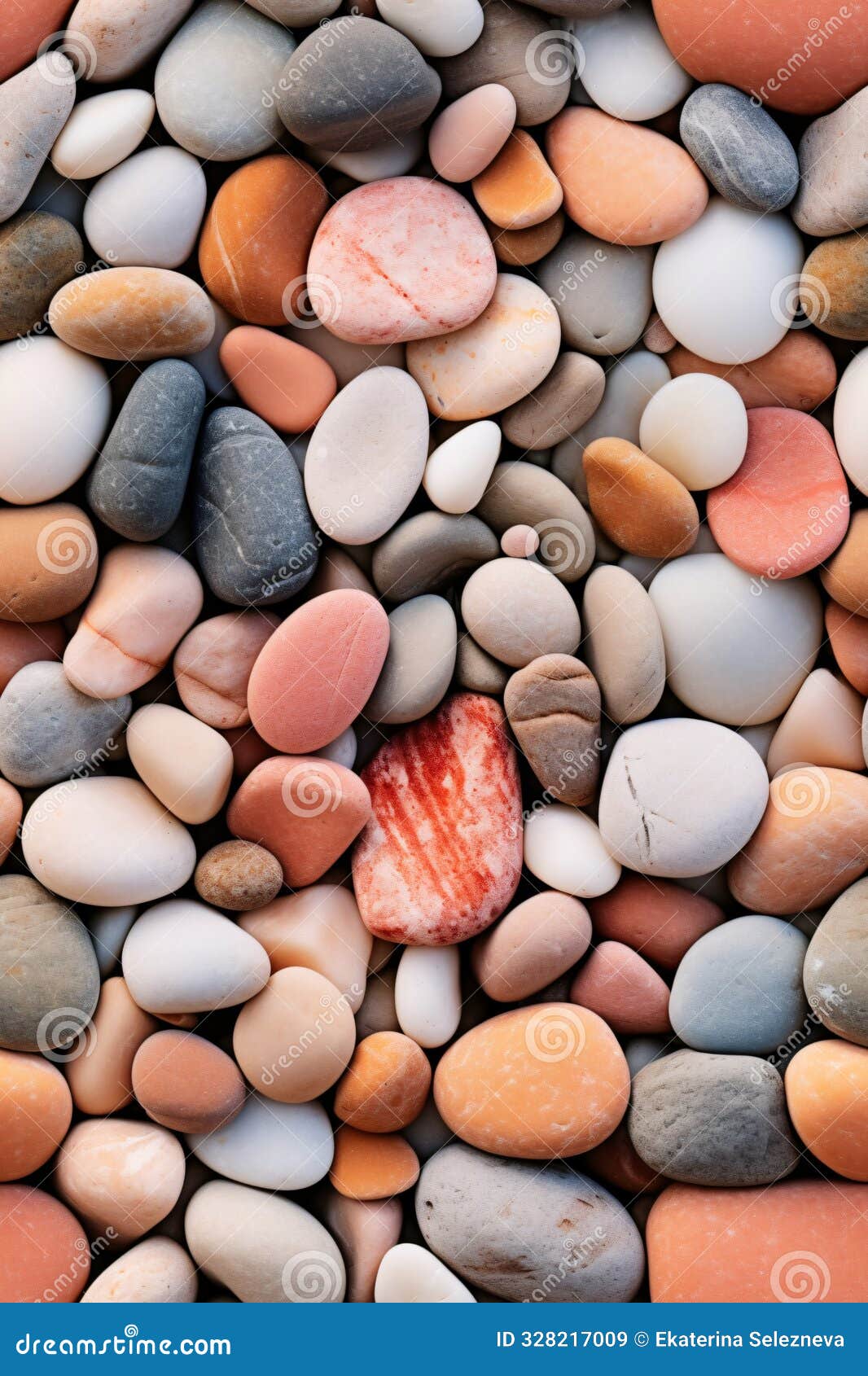 Orange Round Pebbles, Pebbles. Artificial Intelligence, AI Stock ...
