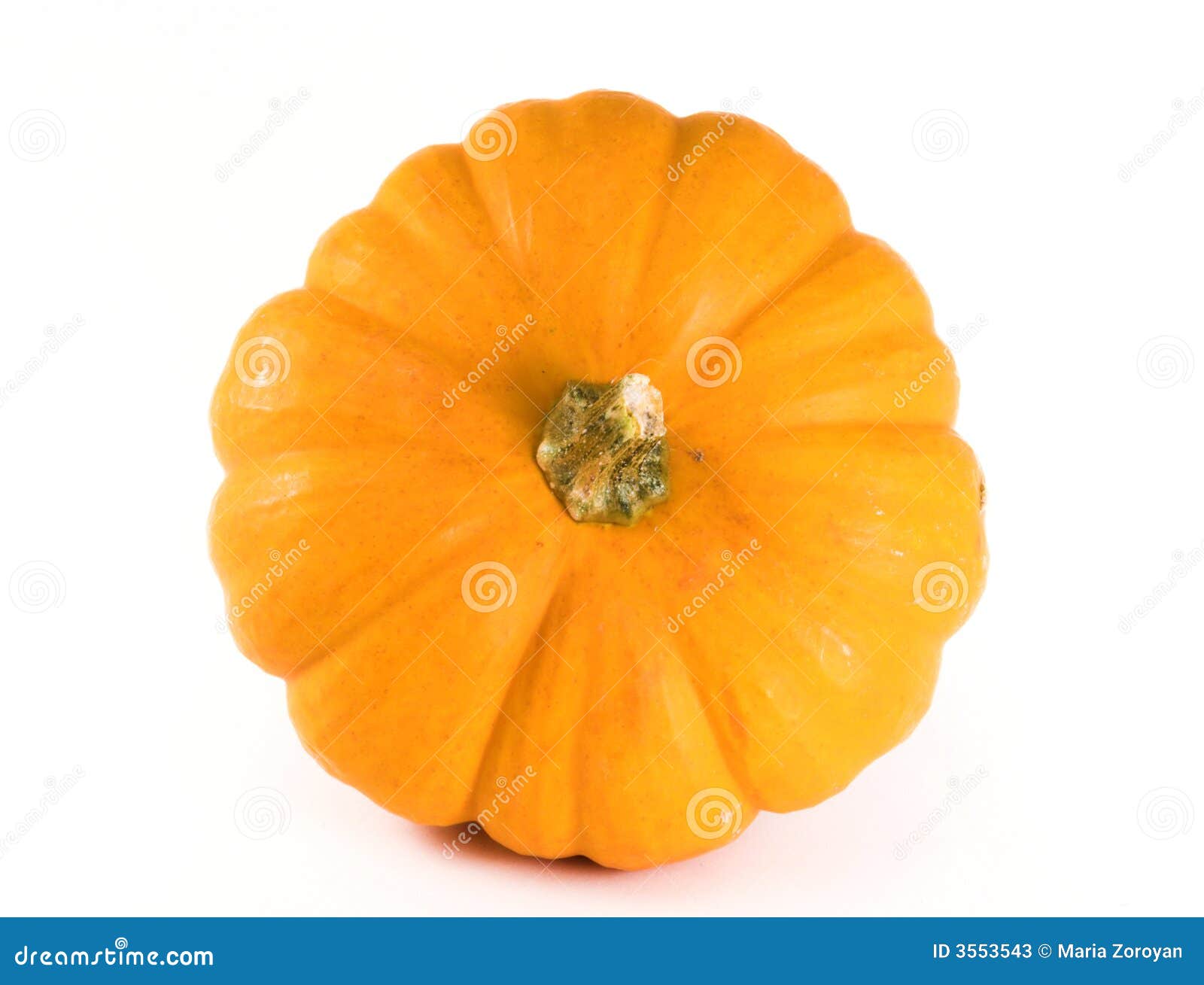 Orange round pumpkin stock image. Image of sphere, halloween - 3553543