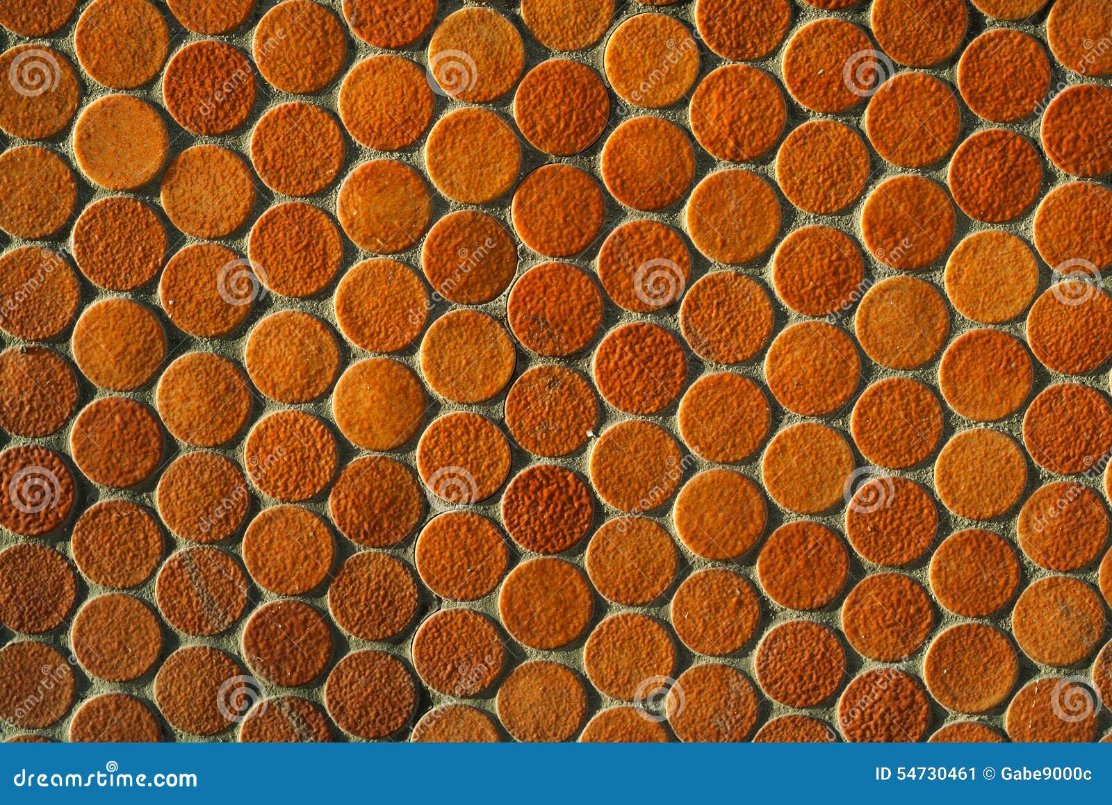 Orange round tile pattern stock image. Image of textured - 54730461