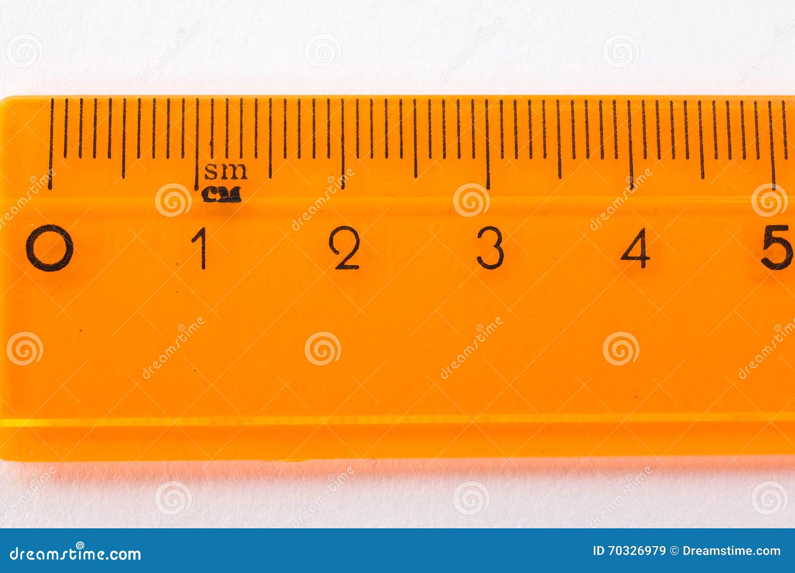 An Orange And Ruler Royalty-Free Stock Photography | CartoonDealer.com ...