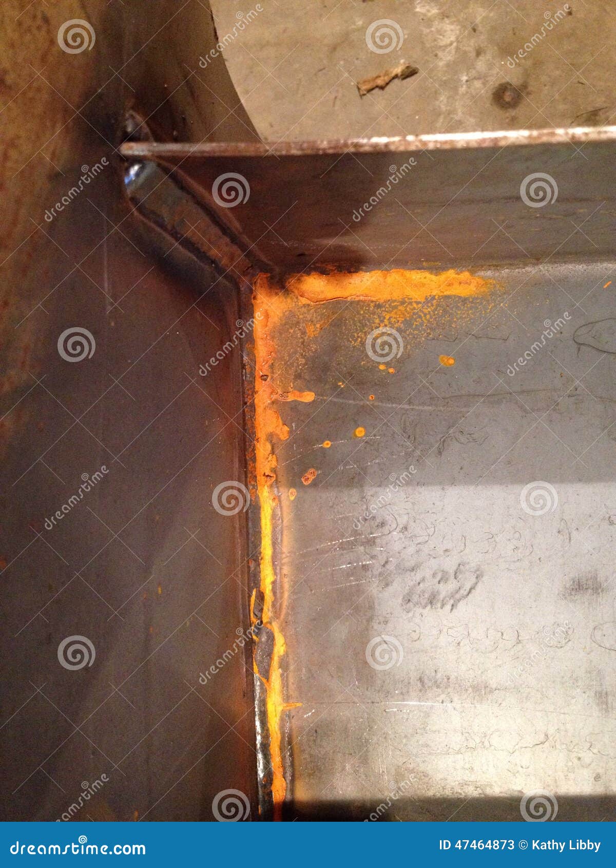 Orange rust stock image. Image of steel, untreated, rust - 47464873