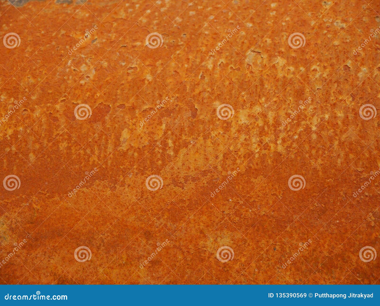 Orange Rust Texture on Metal Sheet Abstrac Background and Copy Space ...