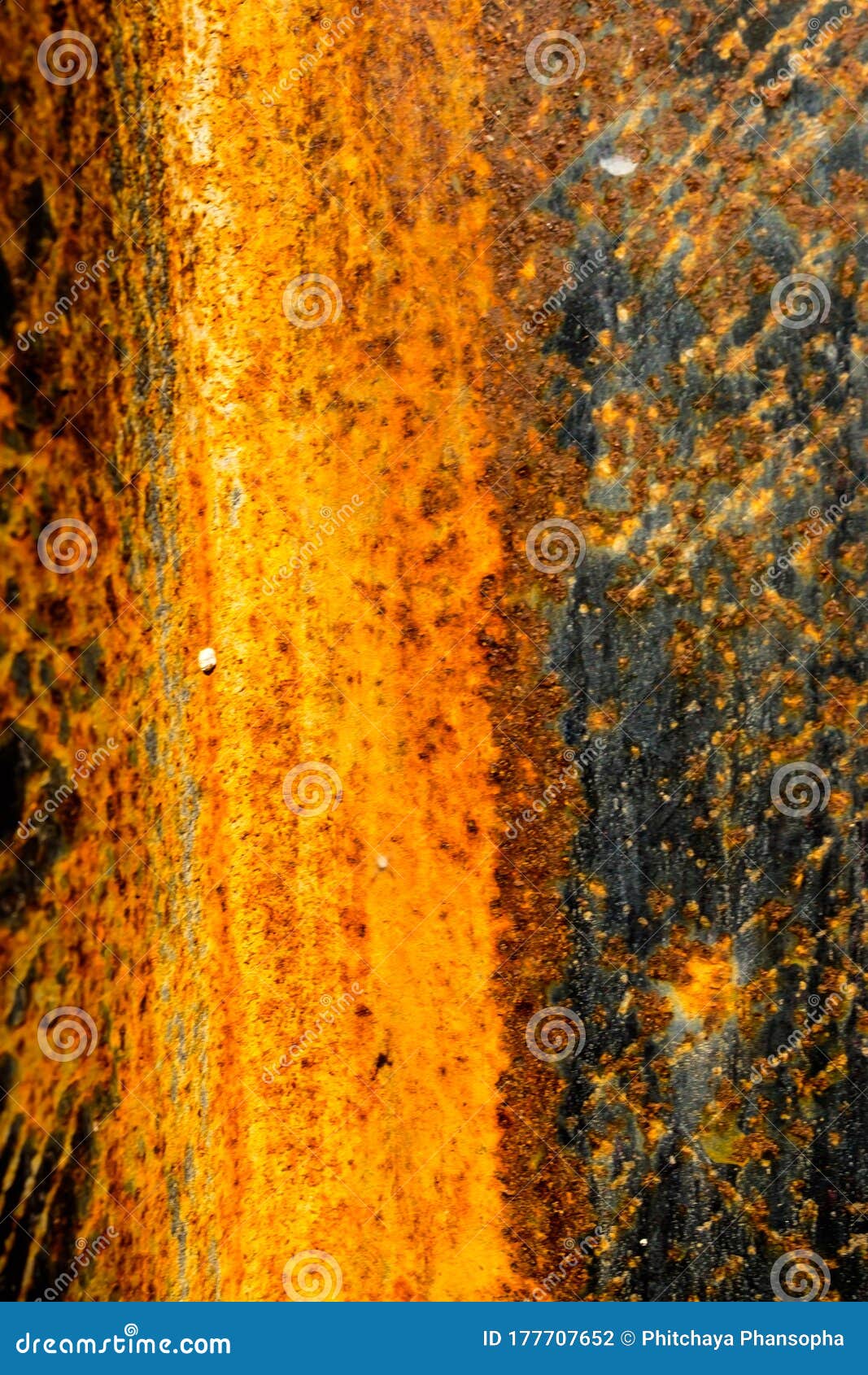 An Orange Rusty Metal Texture Stock Photo - Image of abandoned, aged ...