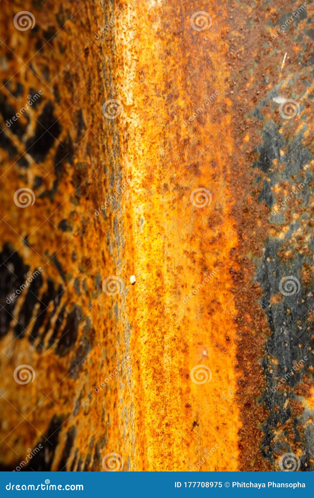 An Orange Rusty Metal Texture Stock Image - Image of background, copper ...