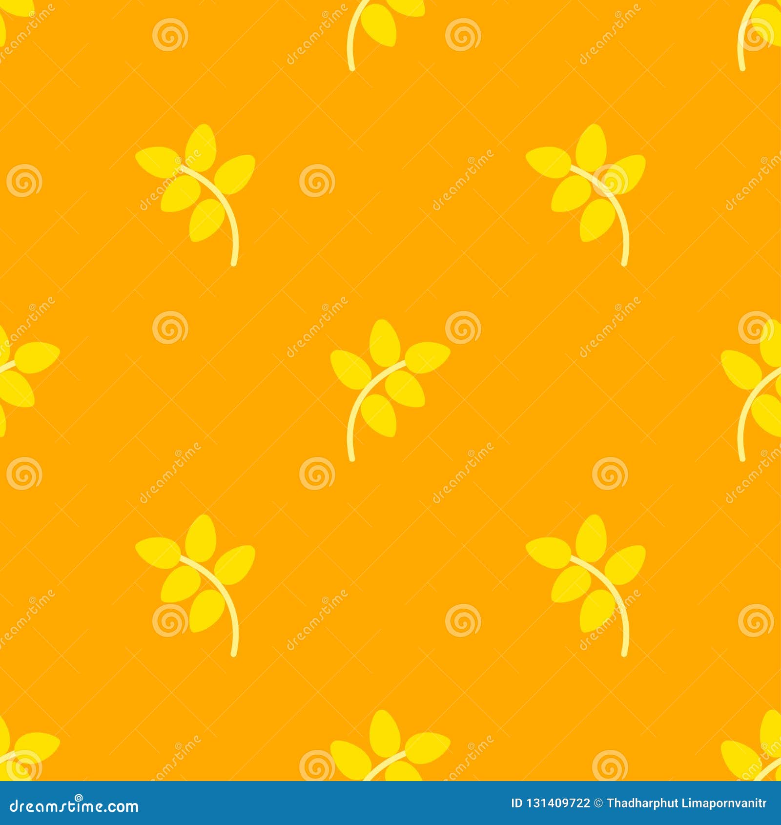 ORANGE RYE LEAF PATTERN stock illustration. Illustration of plant ...