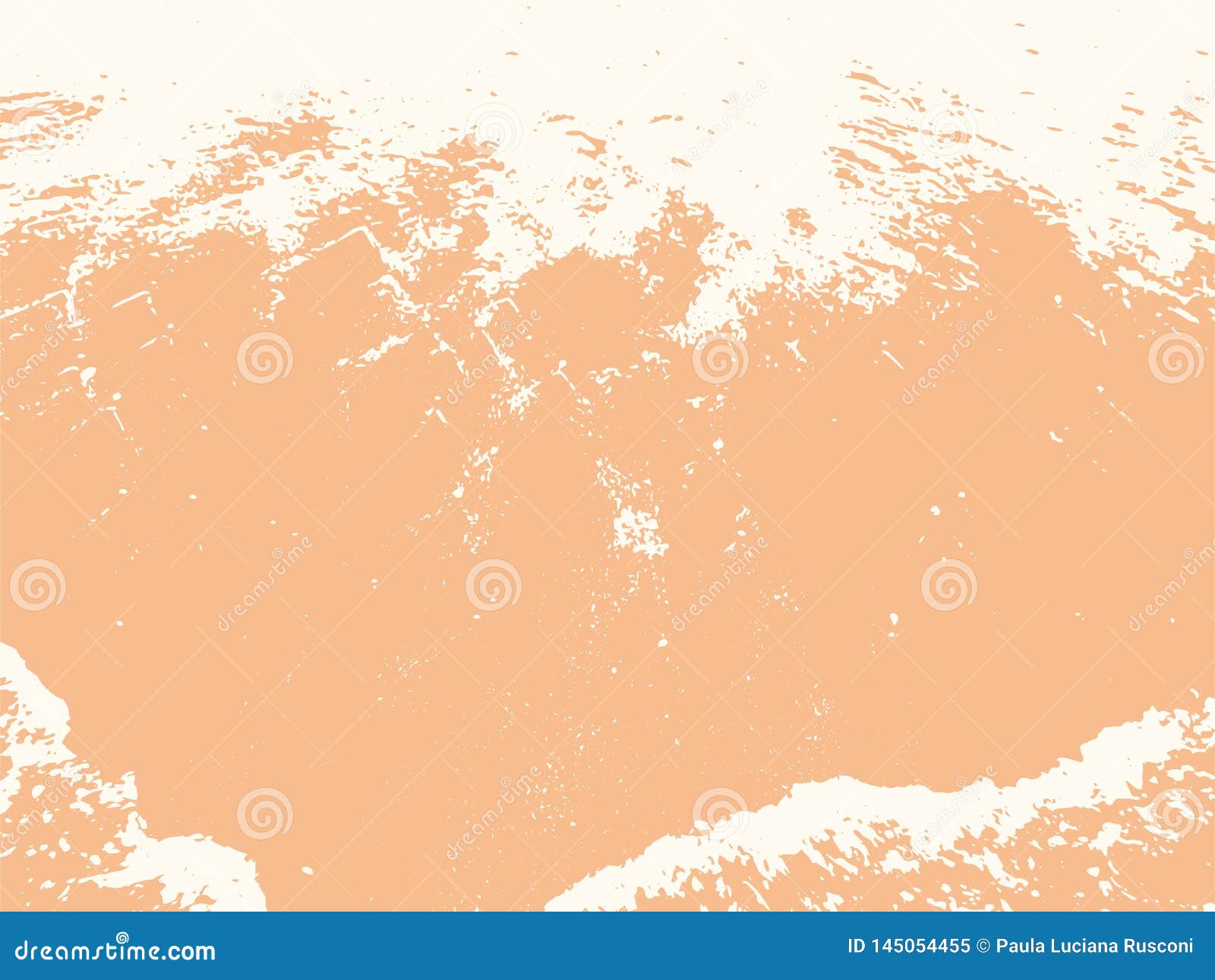 Orange Sandy Shore Texture Vector Background Stock Vector ...