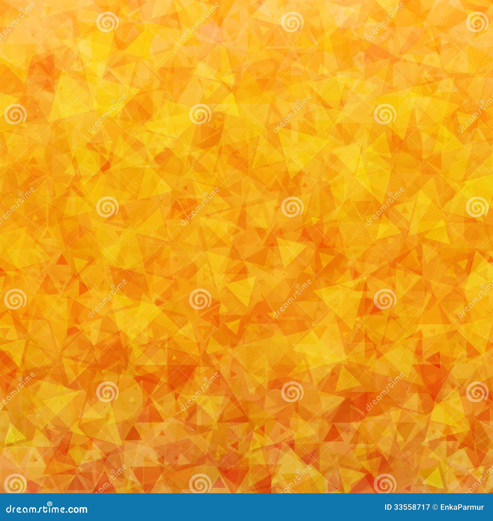 Orange Scattered Triangles Background Stock Vector - Illustration of ...