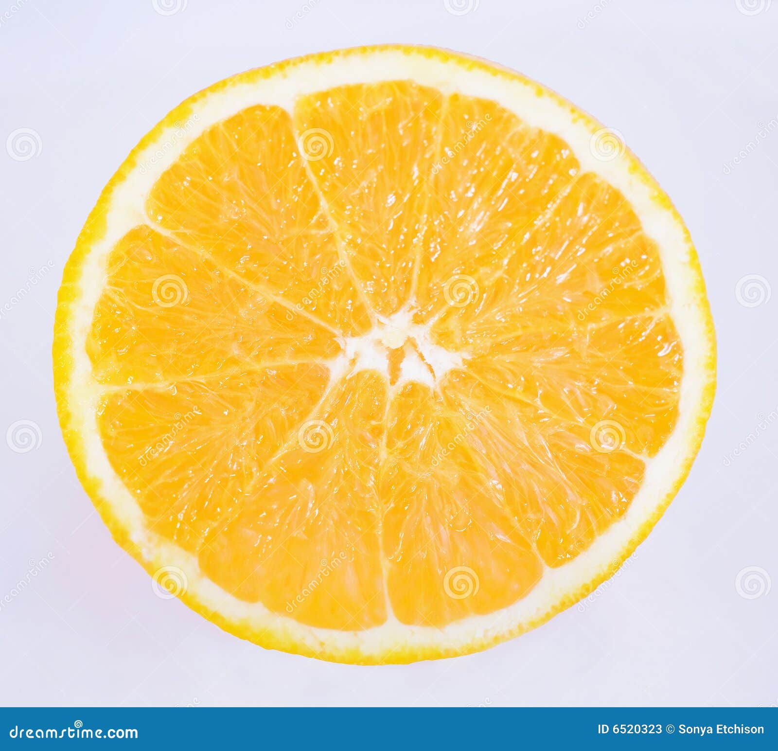 Orange Scheibe Bild. Bild: 6520323