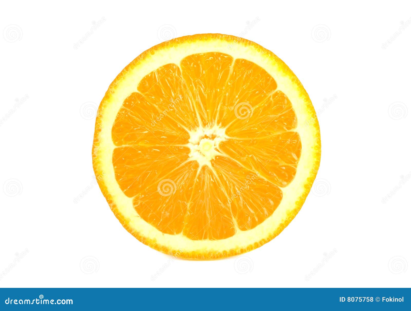 Orange Scheibe stockfoto. Bild von saft, kapitel, saftig - 8075758