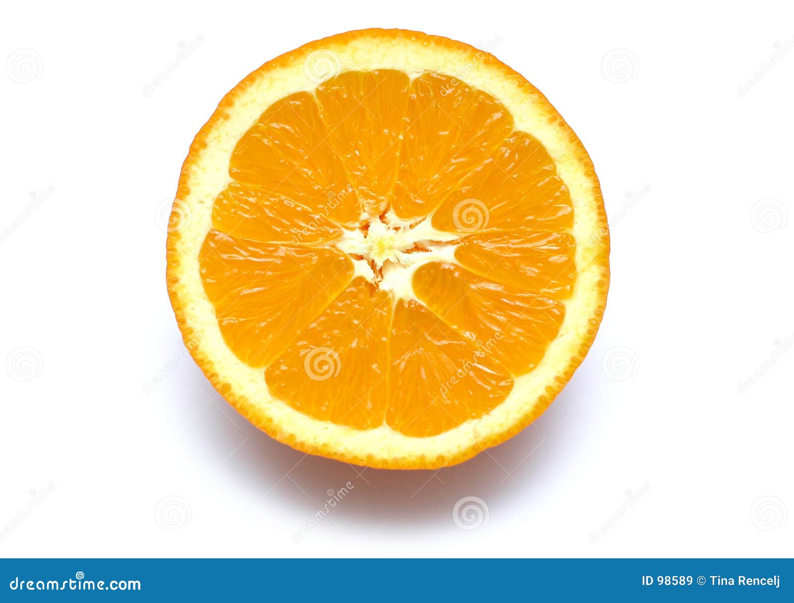 Orange Scheibe stockbild. Bild von frisch, kalt, farbe, rund - 98589