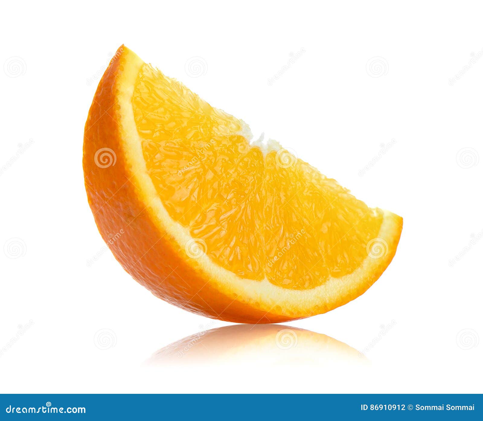 Orange Scheibe Auf Weißem Hintergrund Stockfoto - Bild von organisch ...