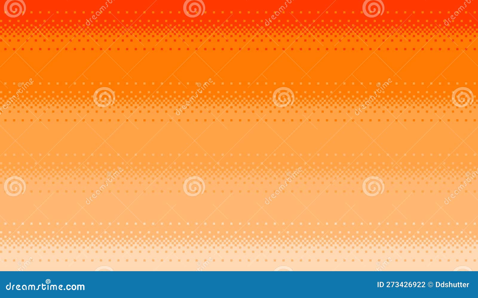 Orange Seamless Background in Pixel Art Style. 8 Bit Dithering Gradient ...