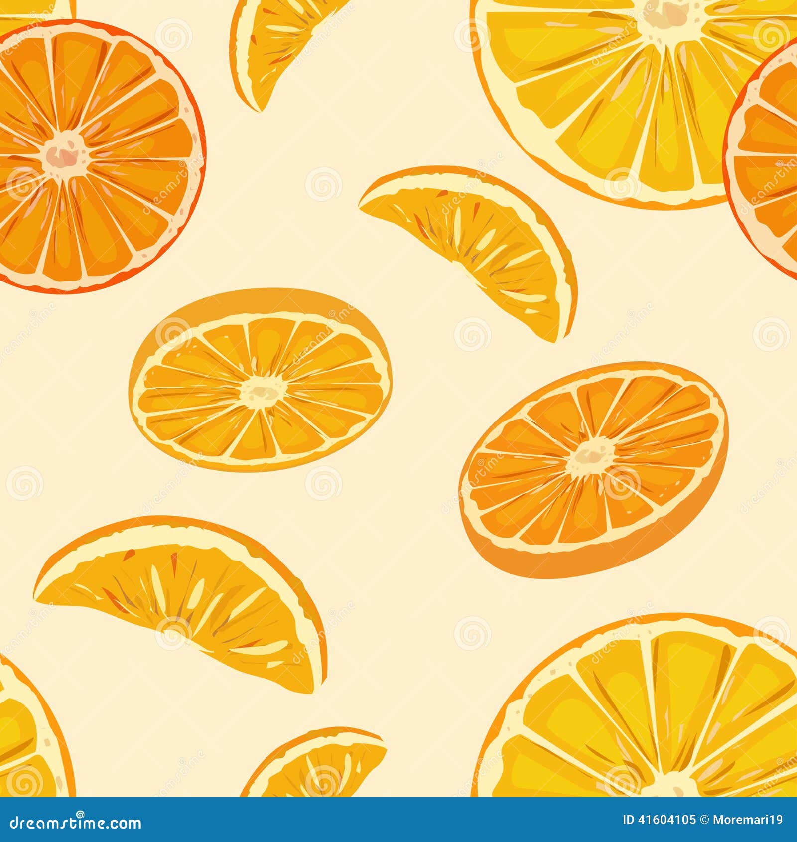 Orange seamless background stock vector. Illustration of orange - 41604105