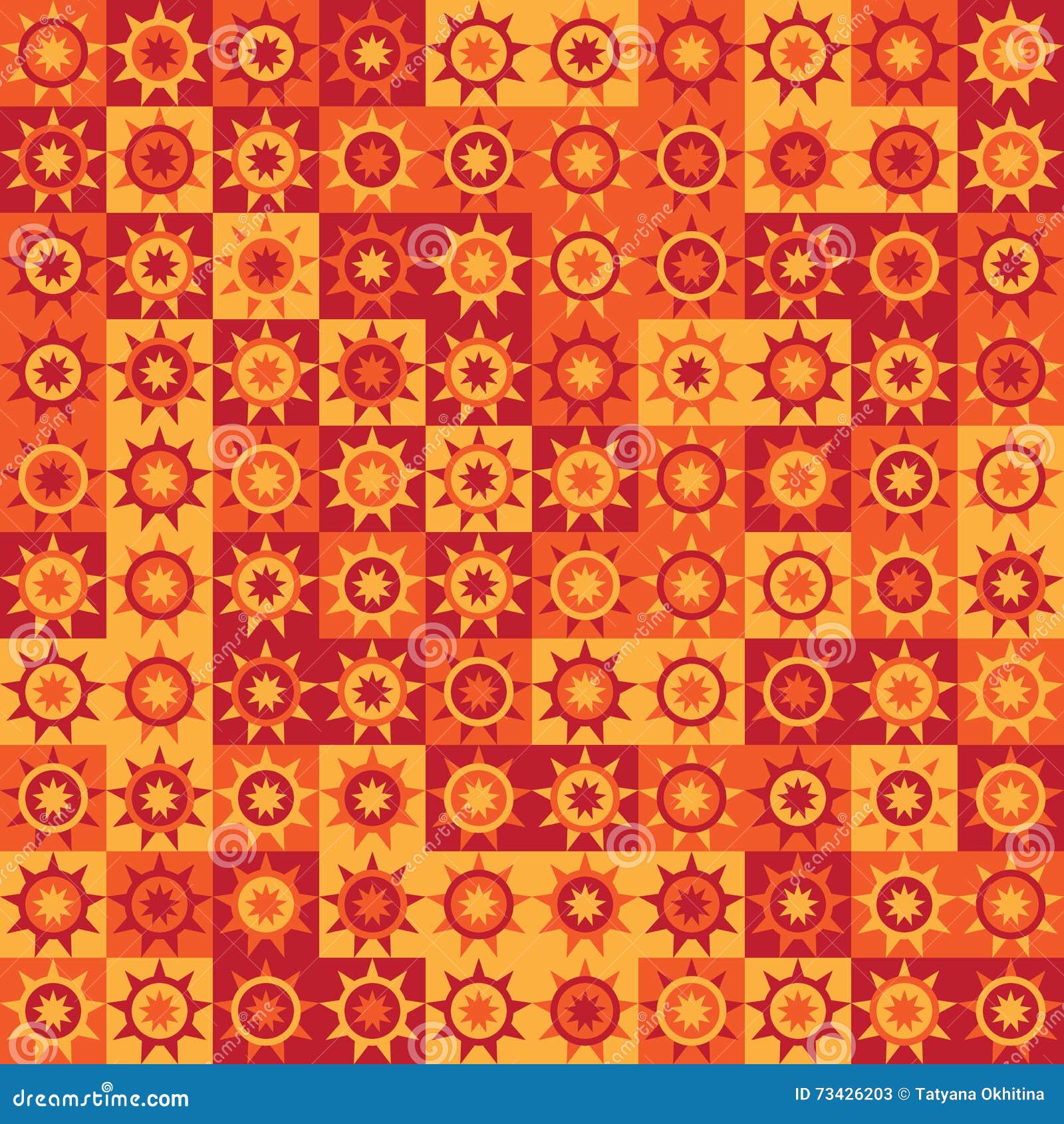 Orange seamless pattern stock vector. Illustration of pattern - 73426203