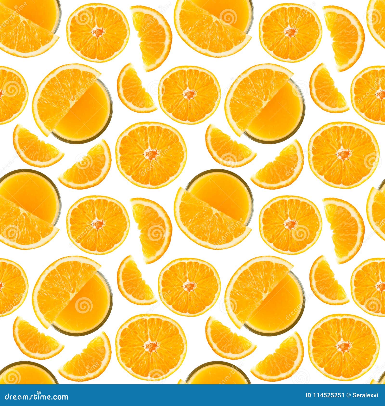Orange seamless pattern stock image. Image of white - 114525251