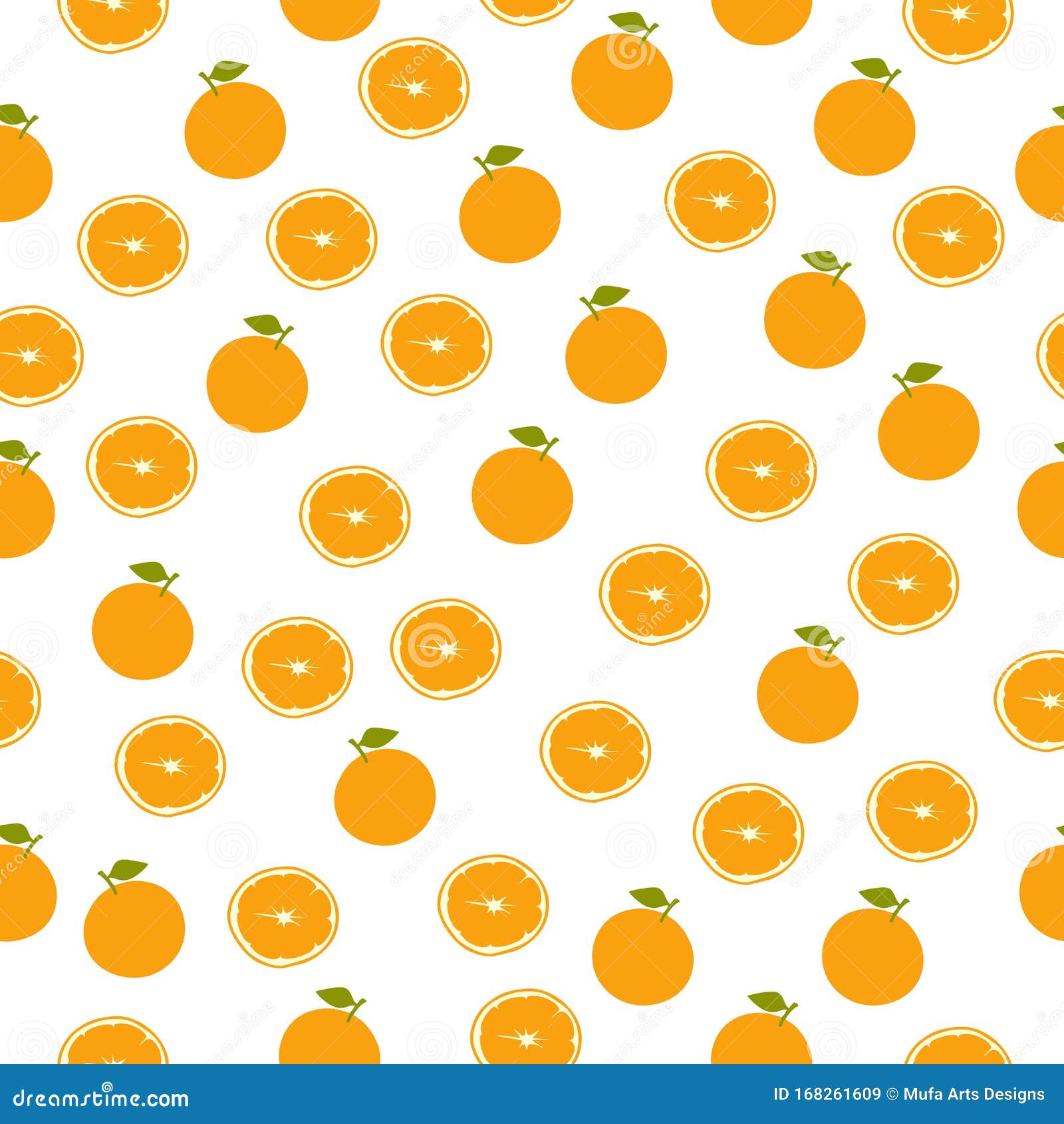 Orange Seamless Pattern. Good Seamless Pattern for Any Design Projects ...