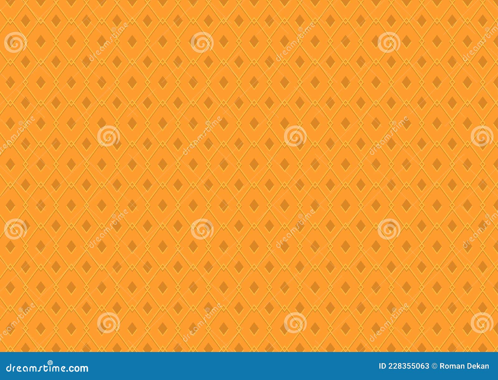 Orange Seamless Texture with Diamond Pattern Stock Vector ...