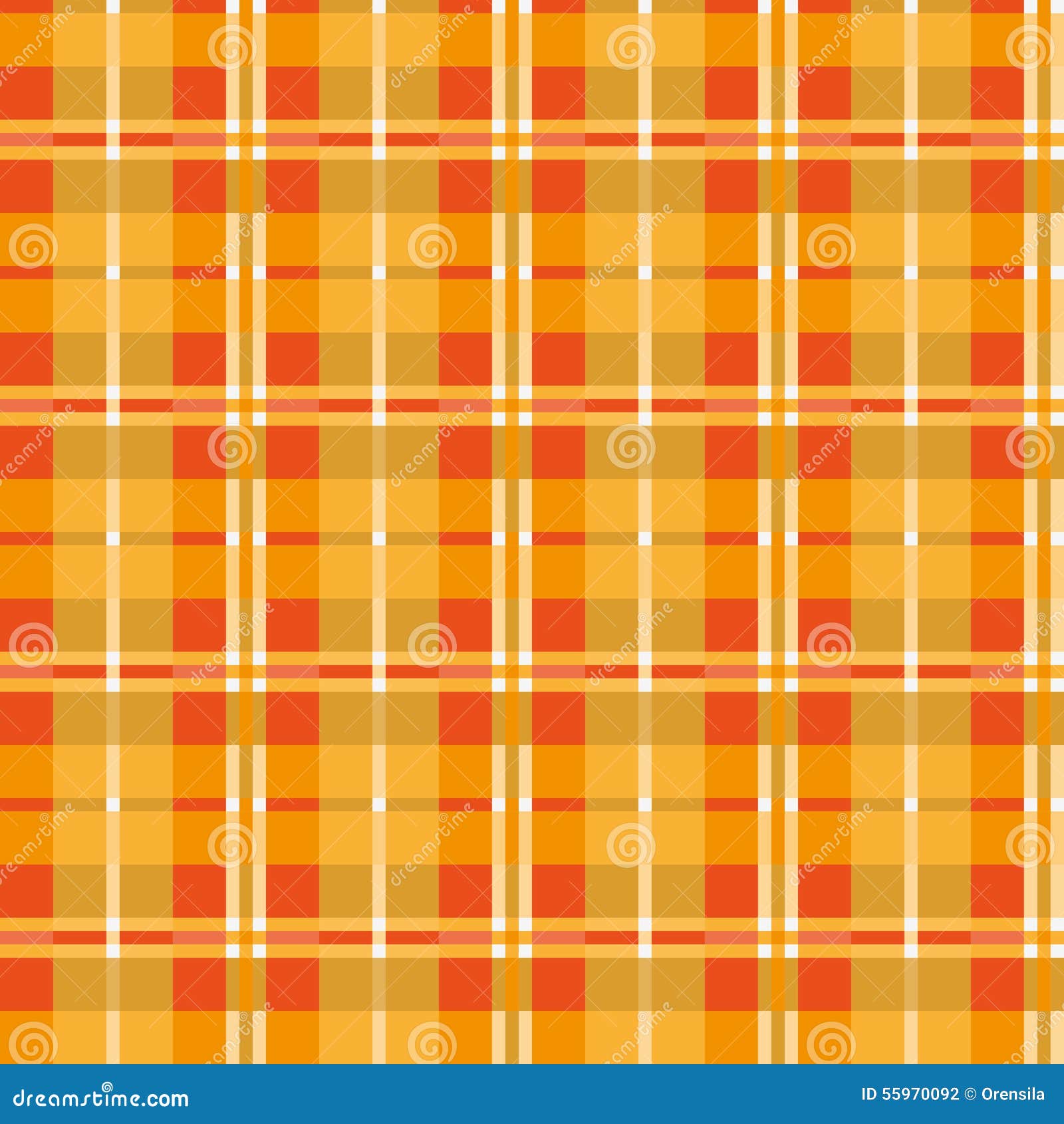 Orange Seamless Texture Plaid Stock Vector - Illustration of striped ...