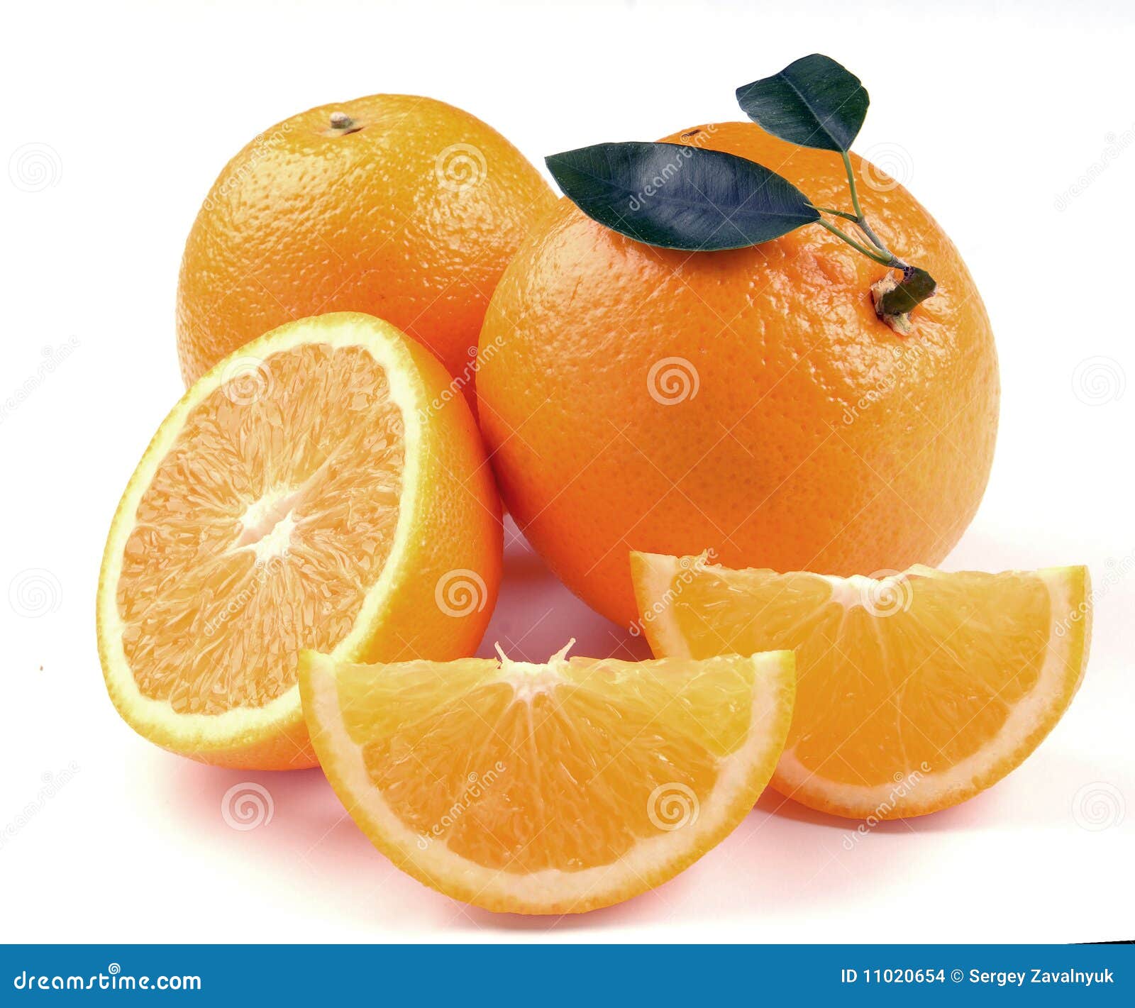 Orange with segments stock photo. Image of orange, circle - 11020654