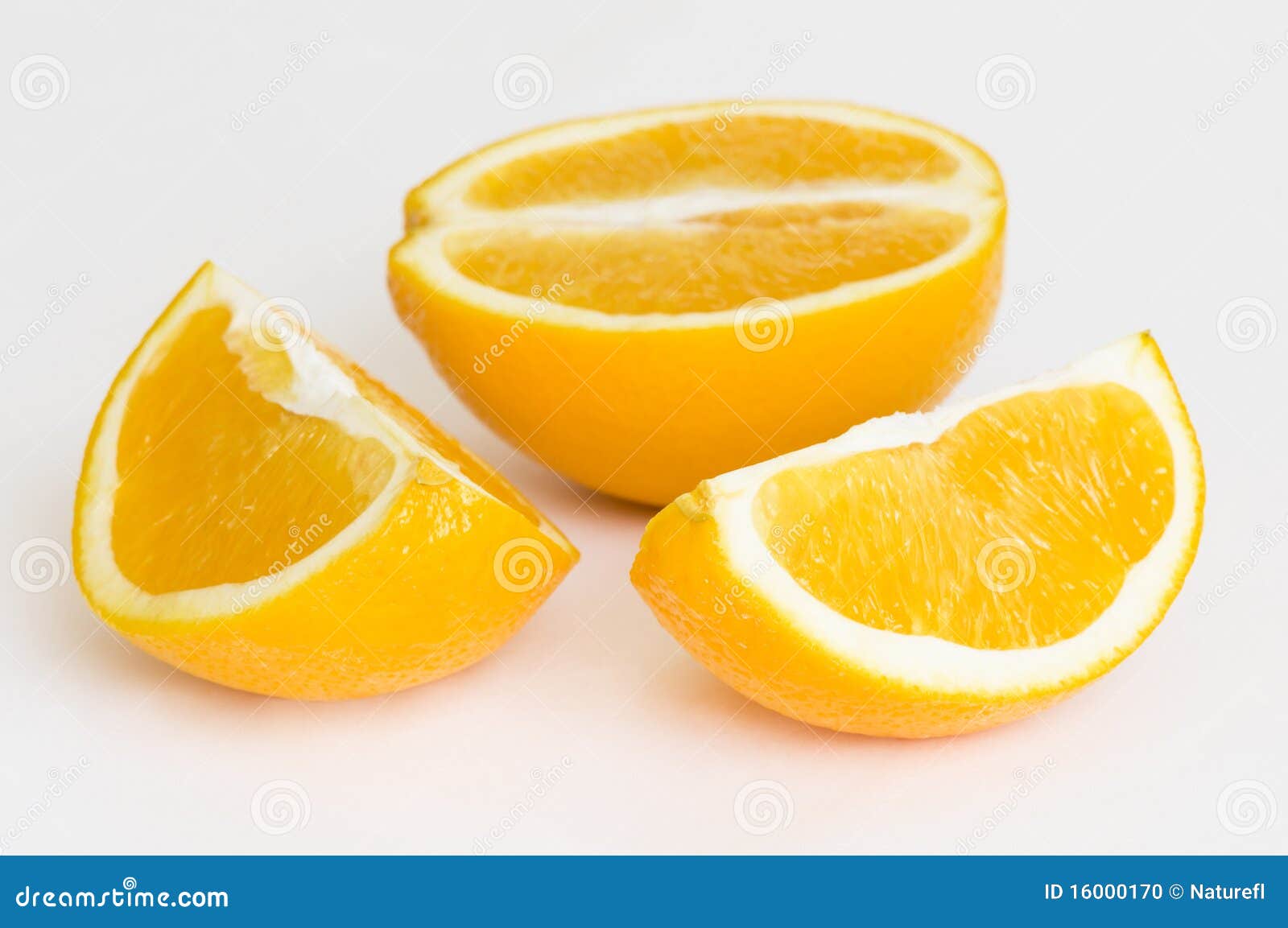 Orange segments stock photo. Image of yellow, citrus - 16000170