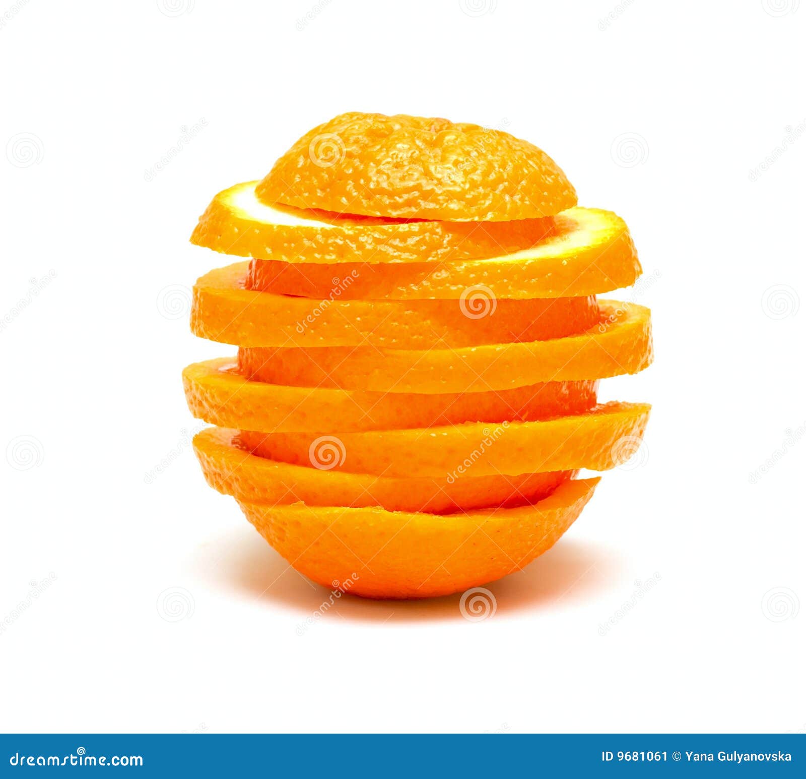 Orange from segments stock image. Image of diet, beauty - 9681061