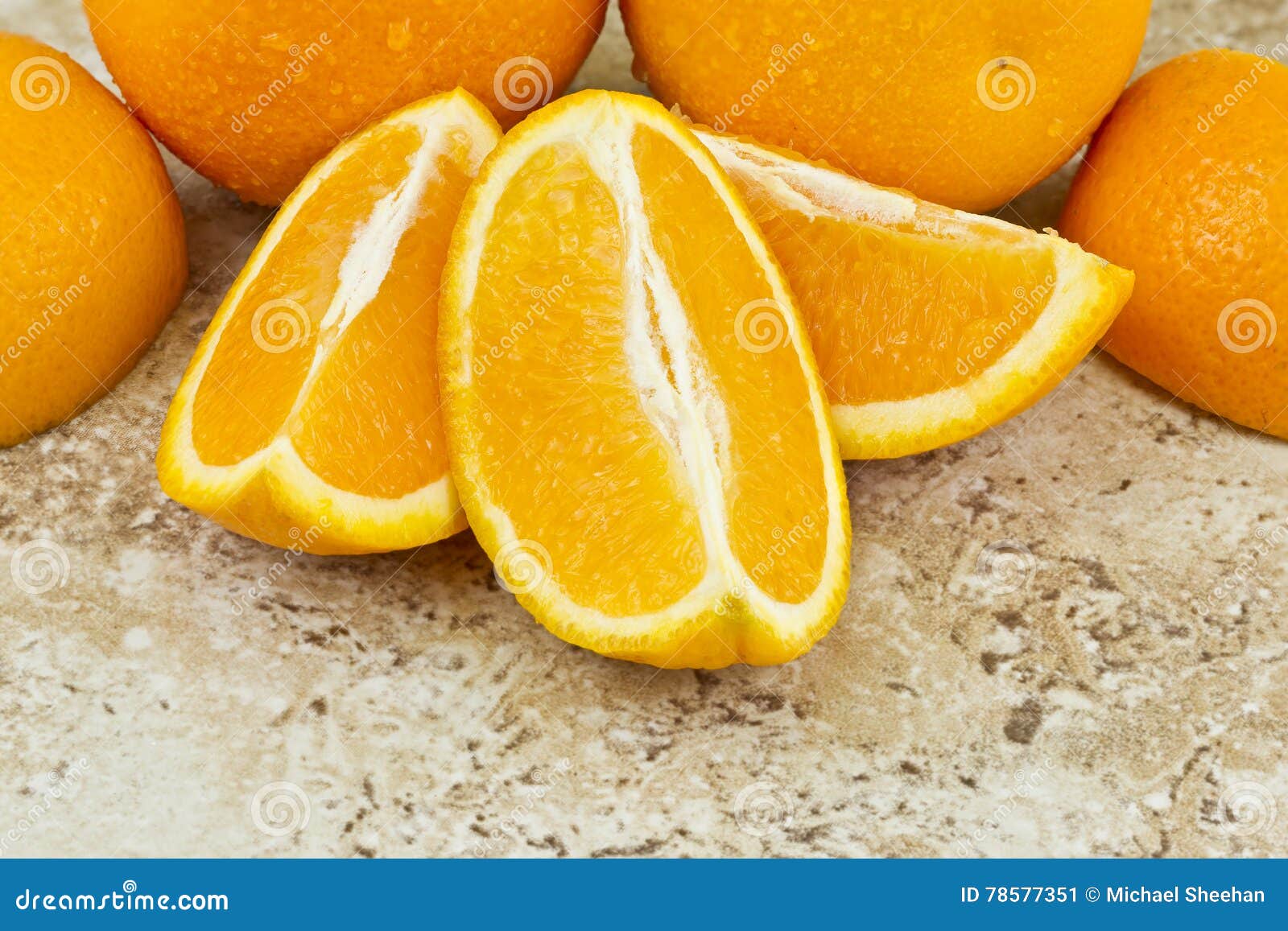 Orange segments stock image. Image of ripe, food, orange - 78577351