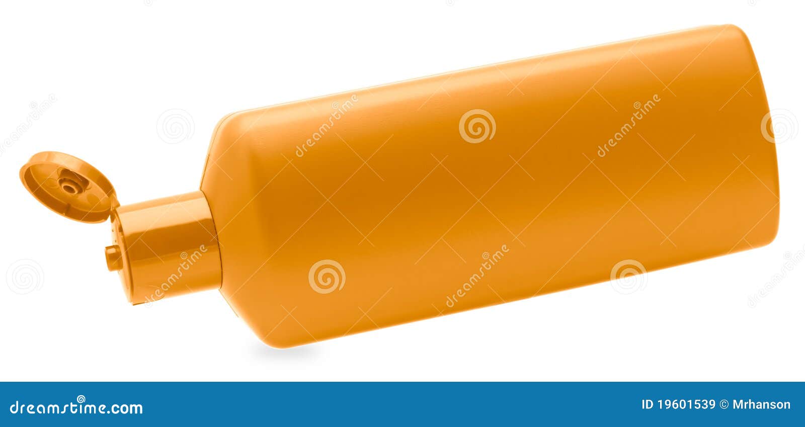 Orange shampoo bottle stock image. Image of healthy, isolated - 19601539
