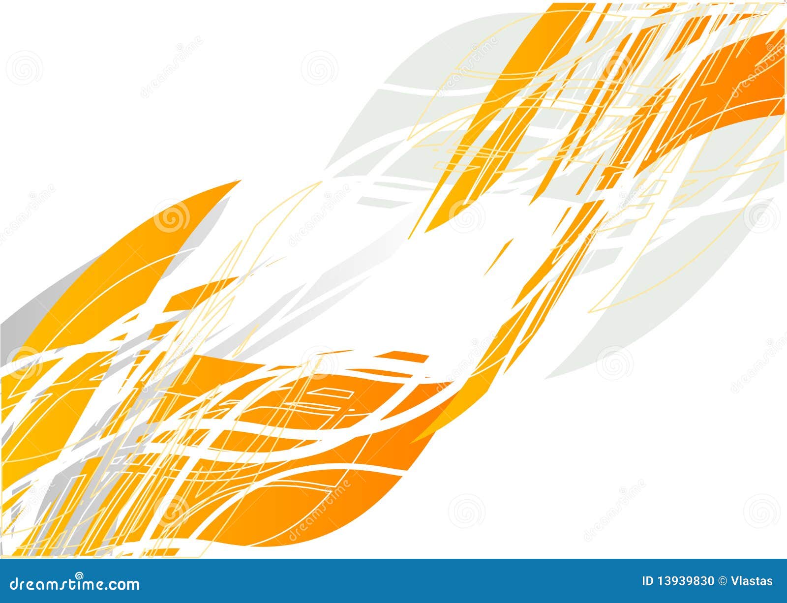 Orange shape stock vector. Illustration of draw, isolated - 13939830