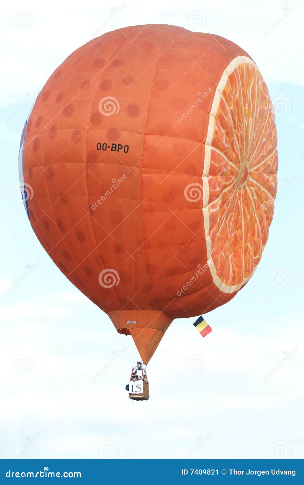 Orange Shaped Hot Air Balloon Editorial Photo - Image of orange ...