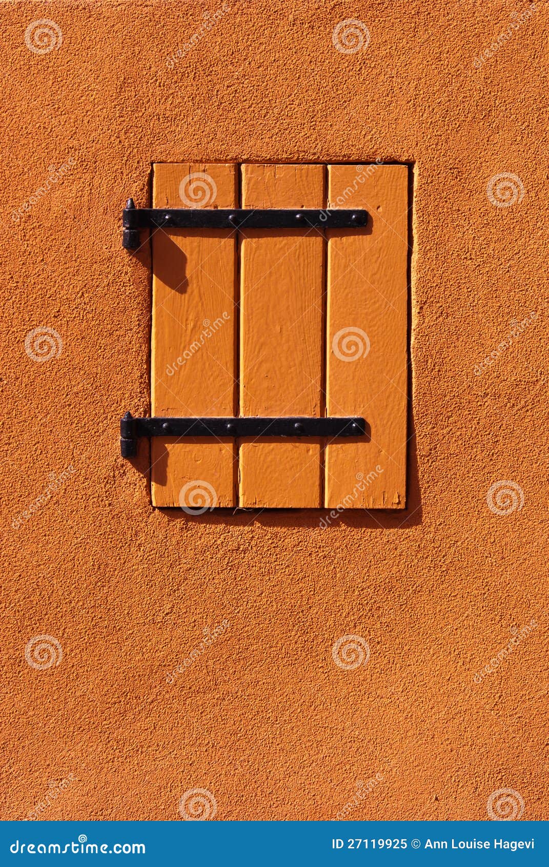 Orange shutter stock image. Image of window, residence - 27119925