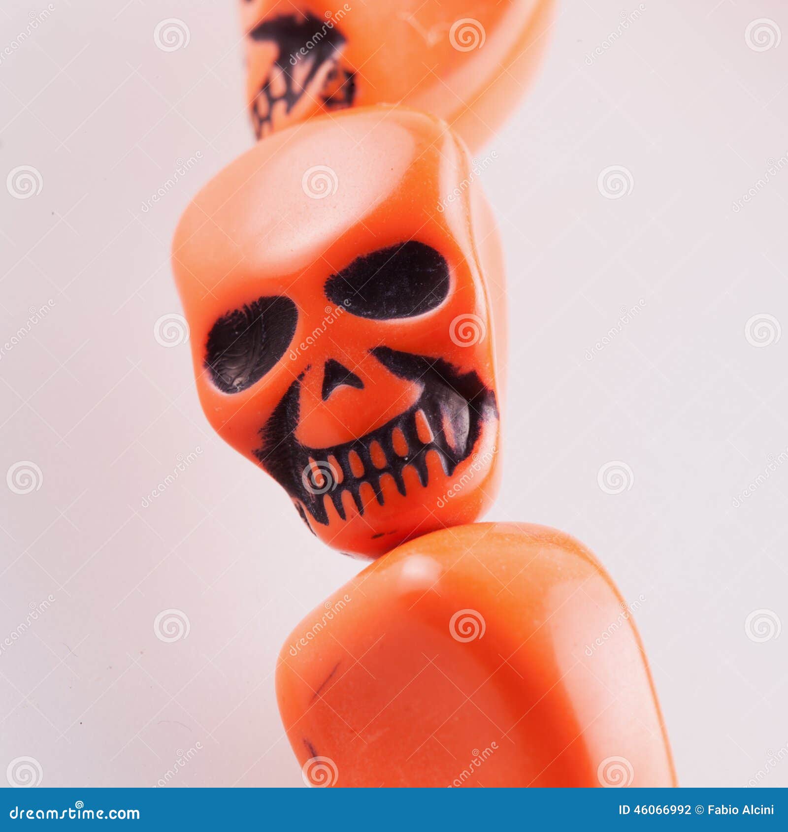 Orange skull stock photo. Image of background, black - 46066992