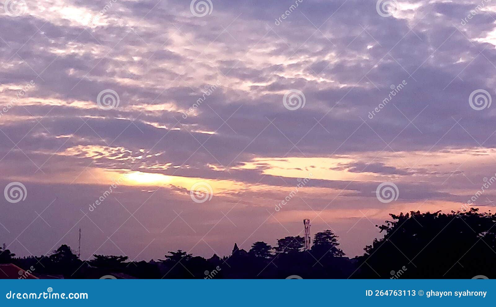 Orange sky afternoon stock image. Image of afternoon - 264763113