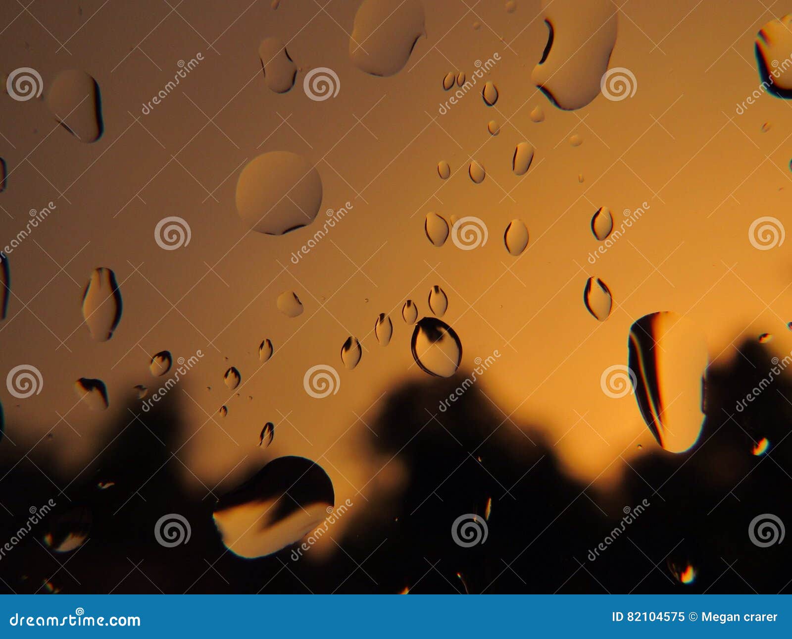 Orange sky stock image. Image of orange, raindrops, pretty - 82104575