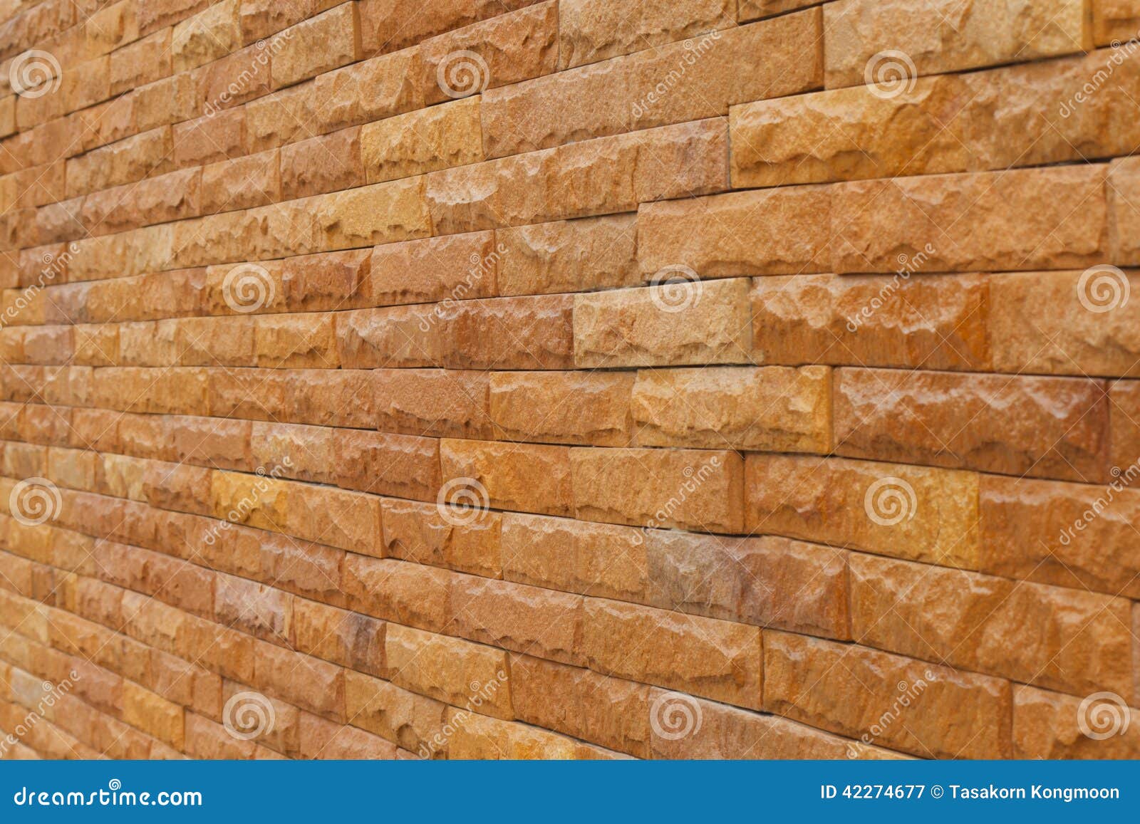 Orange Slate Stone Wall for Pattern and Background Stock Image - Image ...