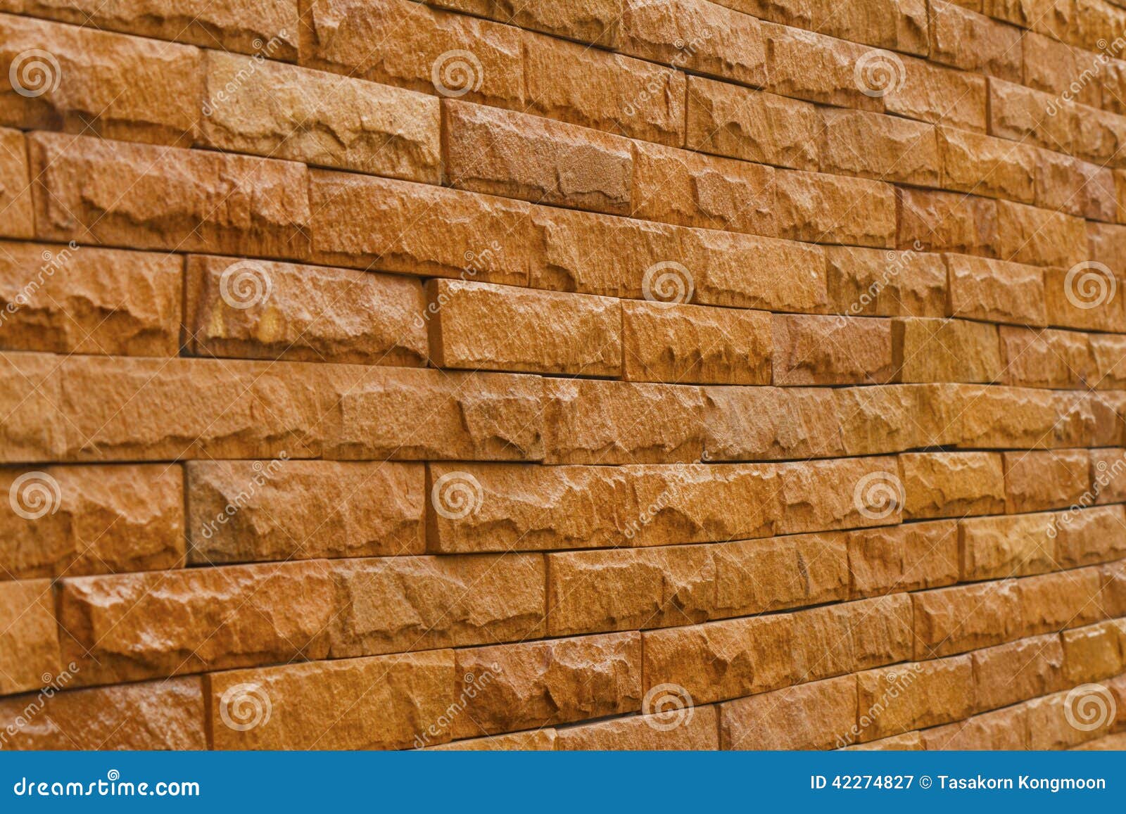 Orange Slate Stone Wall for Pattern and Background Stock Image - Image ...