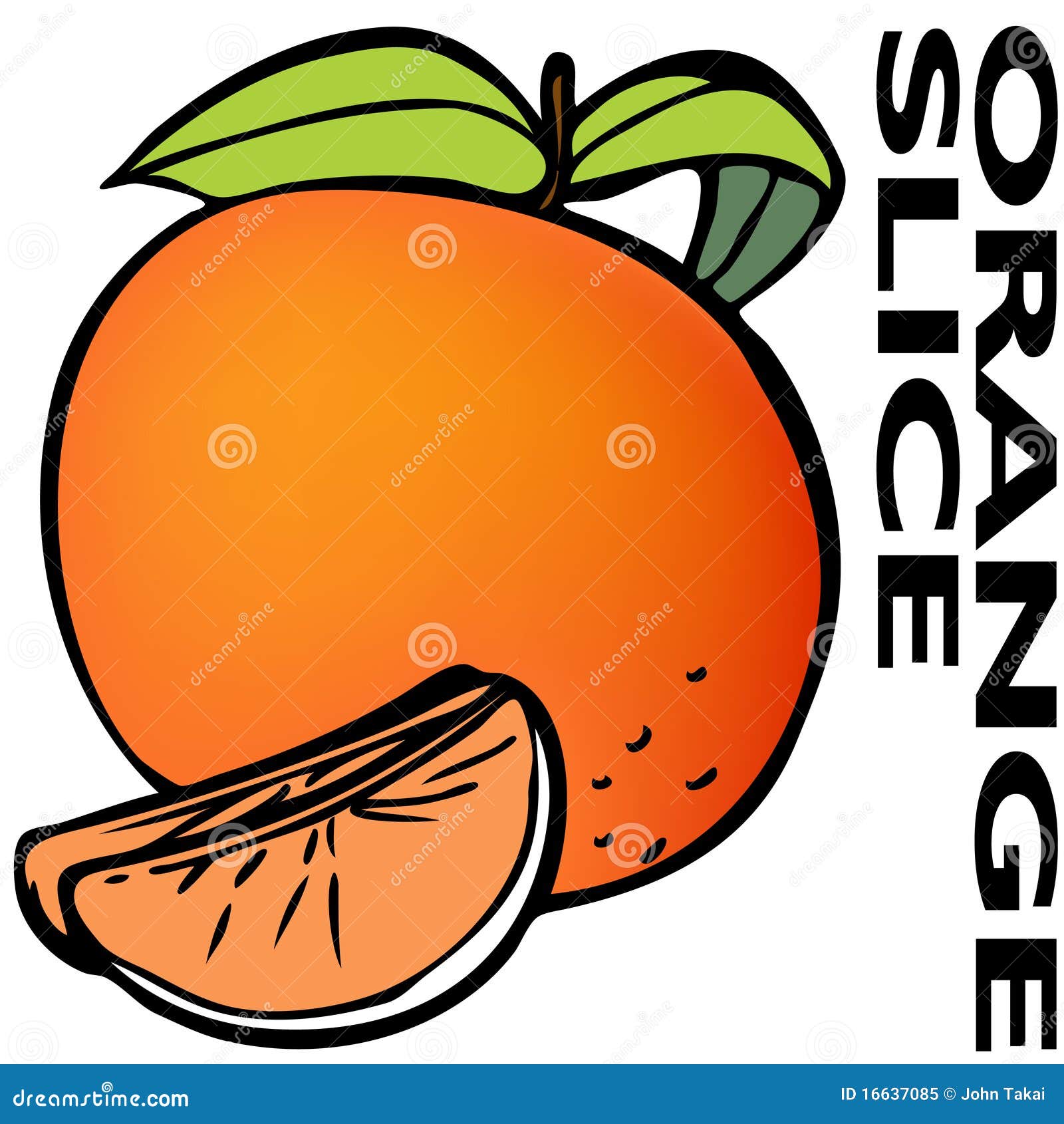 Animated Orange Slice